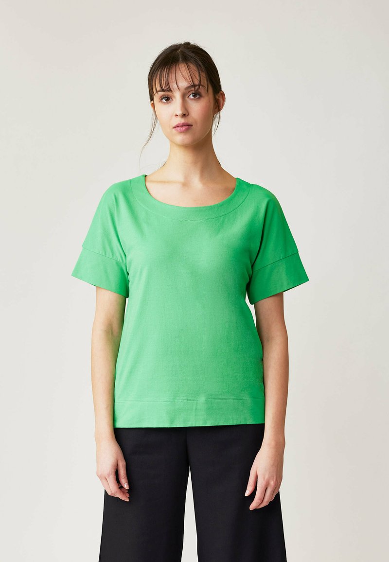 Lana Organic MANU - Basic T-shirt - island green/green - Zalando.de