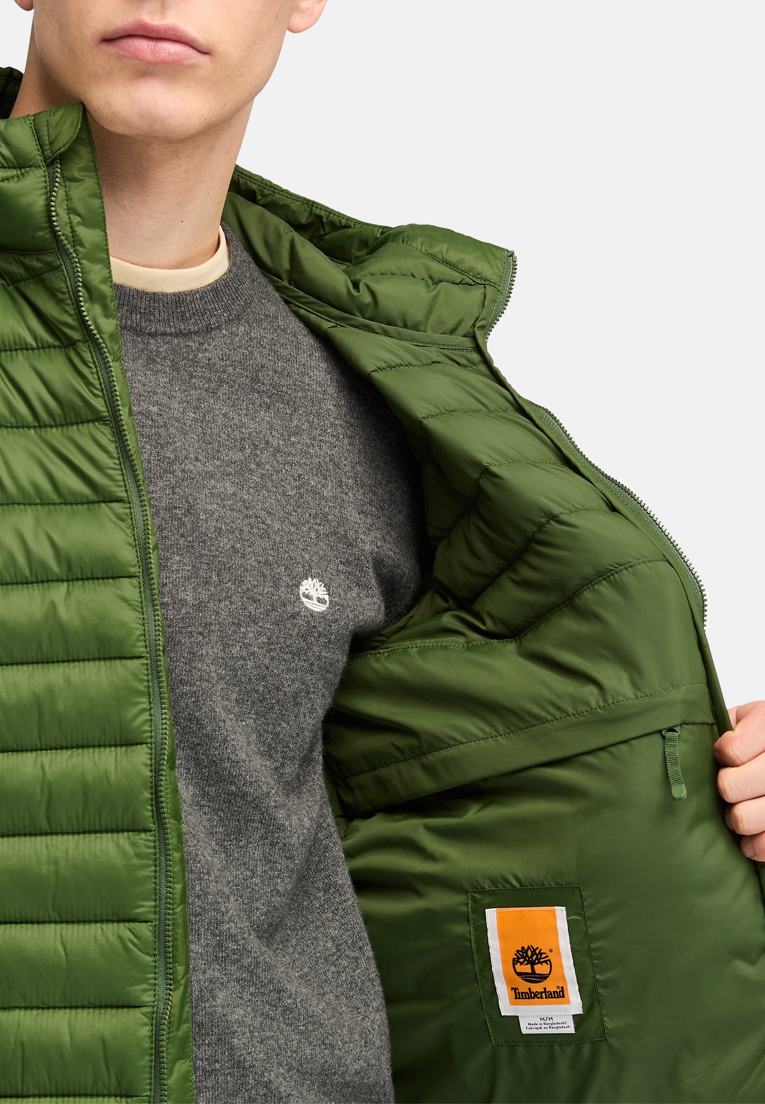 Timberland DURABLE REPELLENT HOODED Winterjacke black forest green dunkelgrun Zalando.at