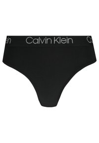 Calvin Klein Underwear BODY HIGH WAIST THONG - G-strenge - black/sort ...
