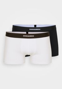Dsquared2 NEW BASIC TRUNK 2 PACK - Panties - black/white/sort - Zalando.dk