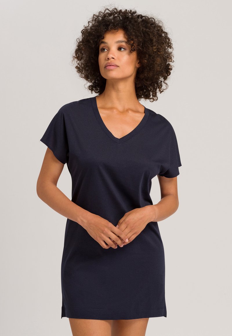 Hanro LAURA - Nightie - midnight/dark blue - Zalando