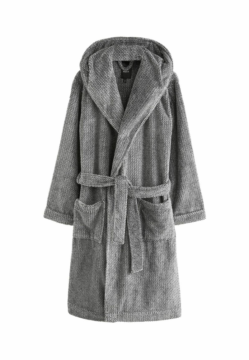 Next HOODED - REGULAR FIT - Morgonrock - grey/grå - Zalando.se