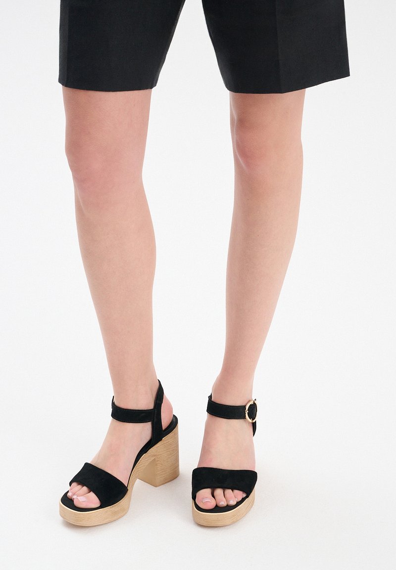 RYŁKO Sandale cu platformă - black/negru - Zalando.ro