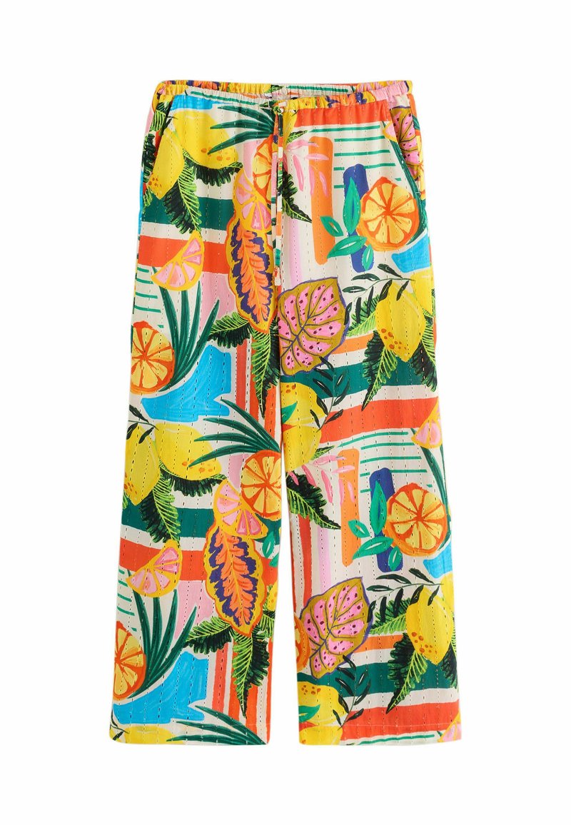 Next BRODERIE - Trousers - multi/red - Zalando