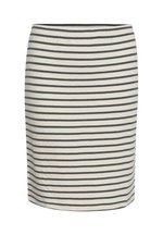 Soaked in Luxury SLINGELINE - Falda de tubo - white w java stripe ...