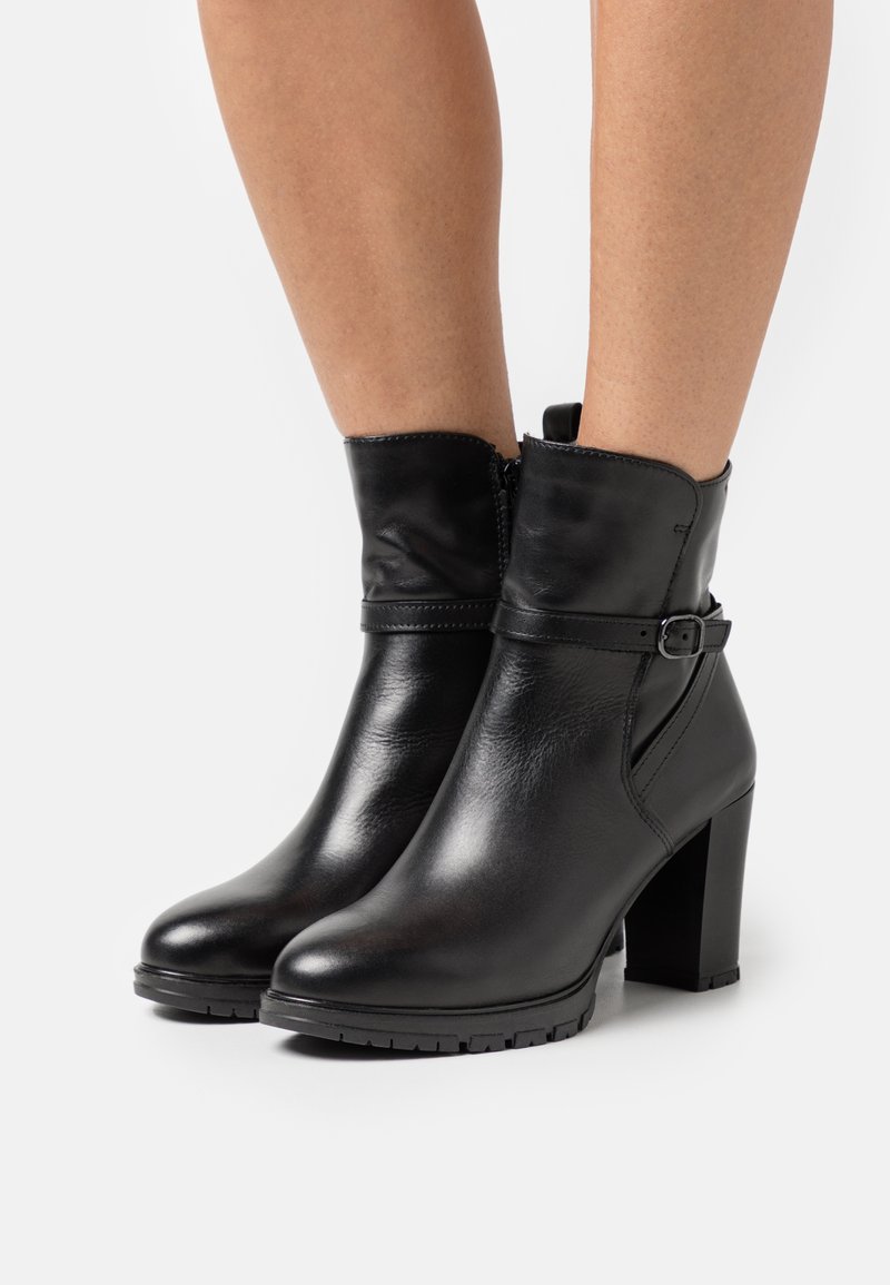 Tamaris Botine cu toc - black/negru - Zalando.ro