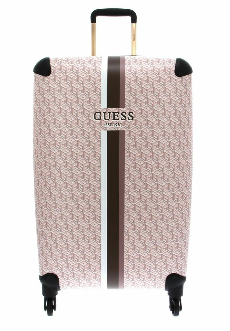 Guess Wilder G Cube Logo Trolley Pale Rose Logo Rosa Zalando De