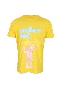 Henry Tiger SIMPSONS MELLOW OUT DUDE - T-Shirt print - yellow/gelb ...