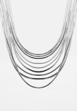 PULL&BEAR MULTI-STRAND - Halskette - silver coloured/silberfarben - Zalando.de