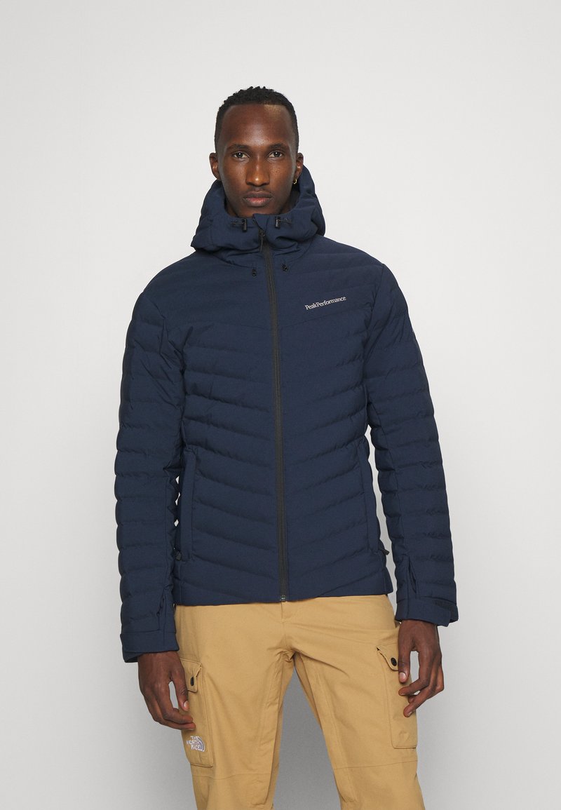 Peak Performance FROST SKI JACKET - Down jacket - blue shadow/dark blue ...