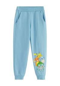 Lindex POKÉMON JOGGERS - Teplákové kalhoty - light blue/světle modrá ...