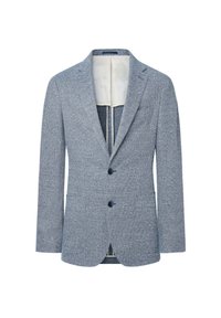 Hackett London WAFFLE - Blazer jacket - chambray blue/blue - Zalando