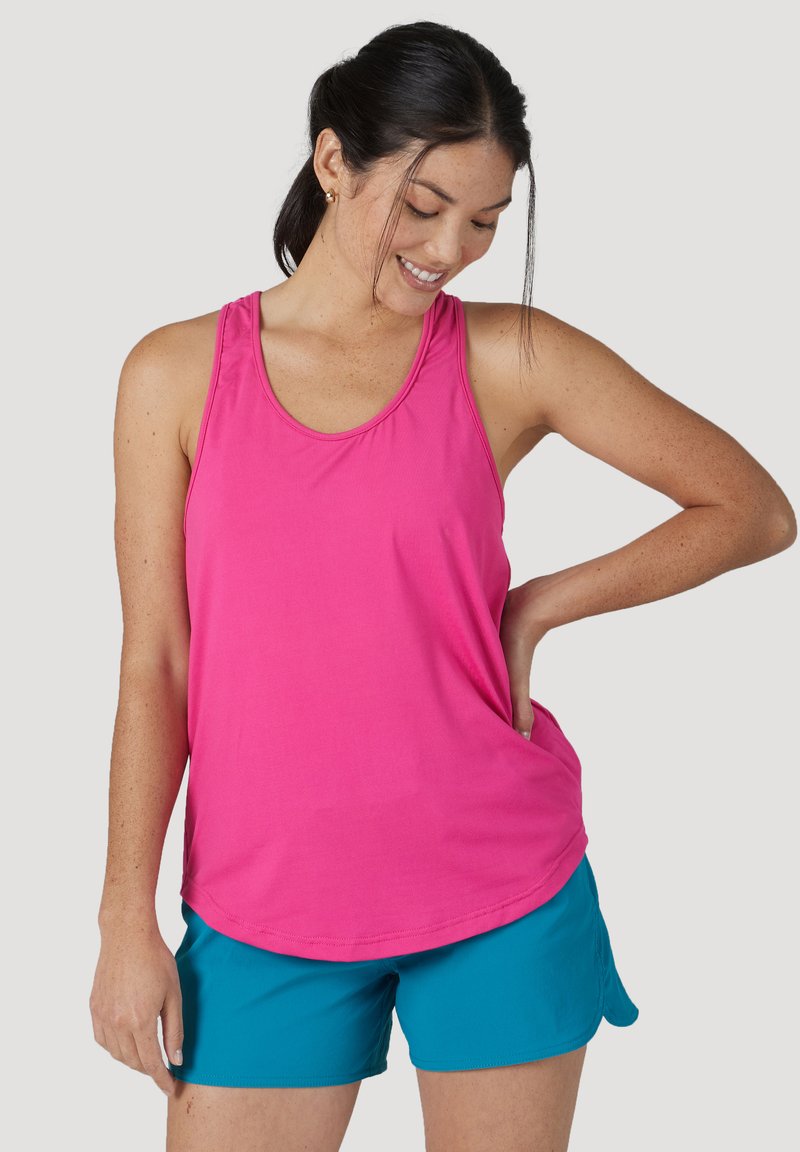Wrangler RACERBACK - Top - pink yarrow/donkerroze - Zalando.be