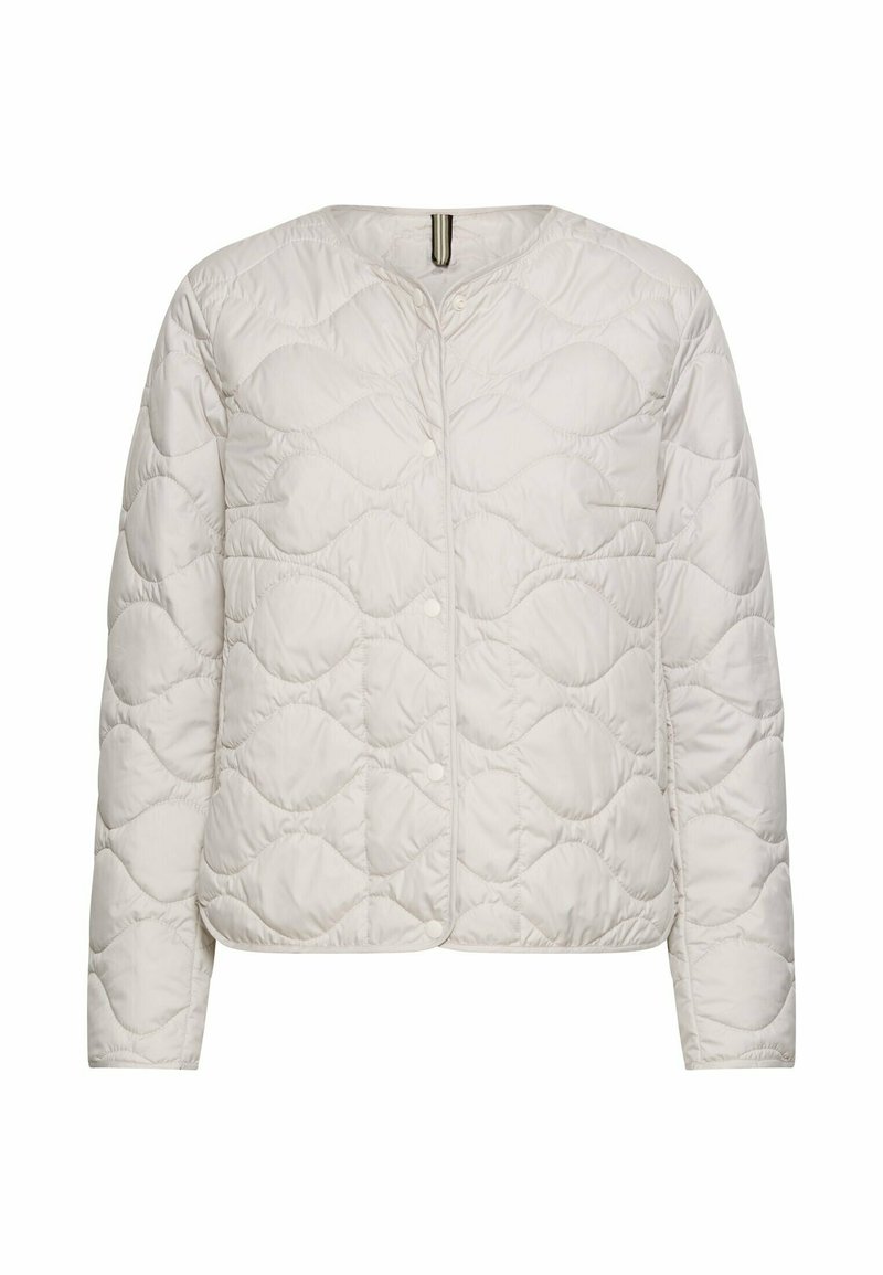 camel active MIT DRUCKKNOPFLEISTE - Light jacket - pearl/white - Zalando