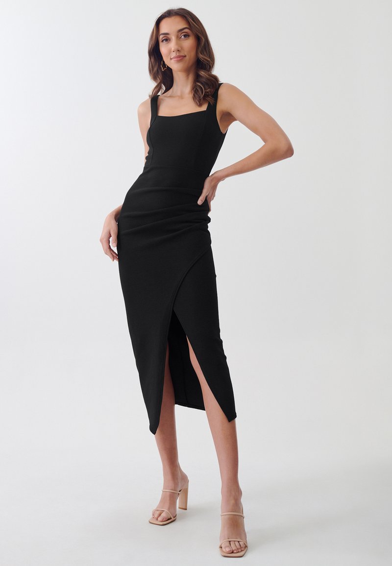 TUSSAH RHODA - Robe longue - black/noir - ZALANDO