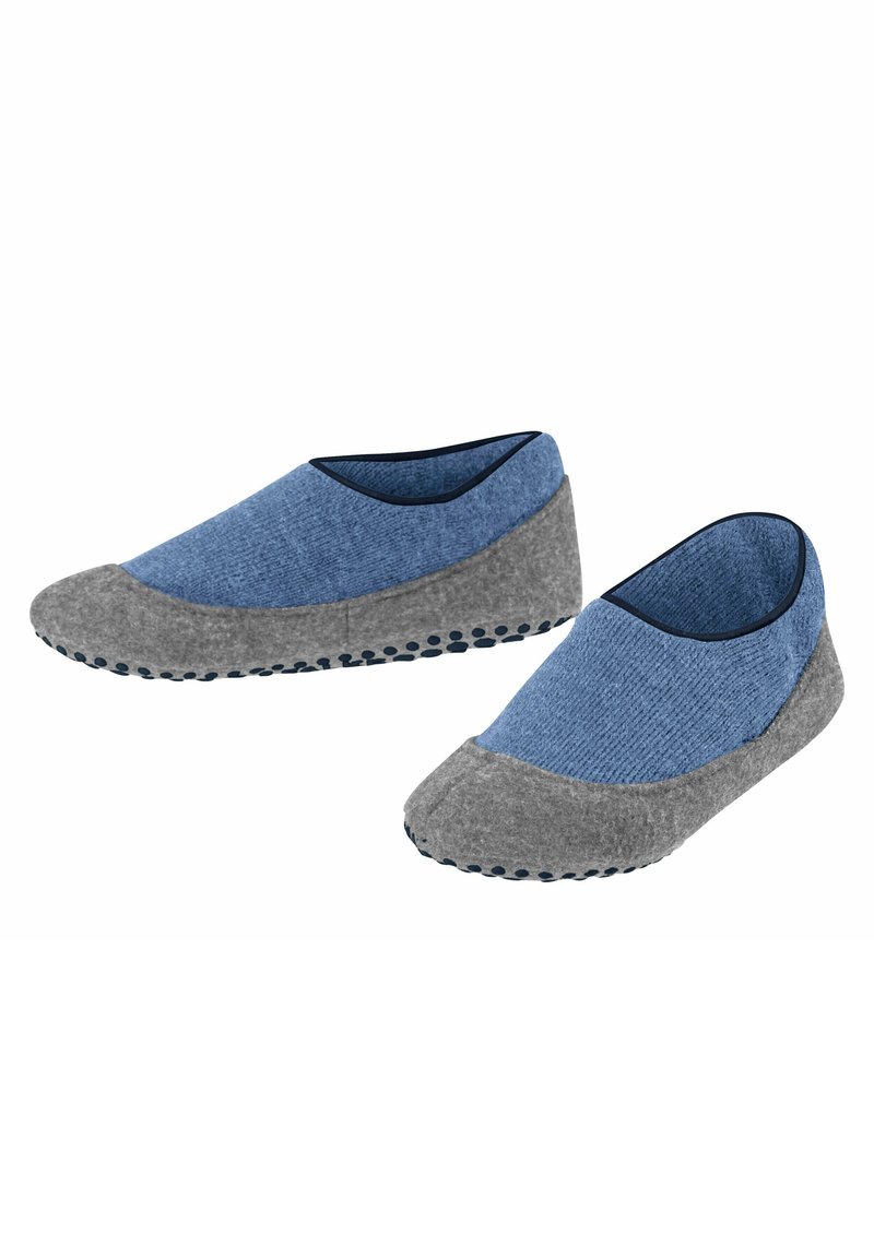FALKE COSYSHOE HOMEPADS - Chaussettes - azure/bleu métallisé - ZALANDO.FR