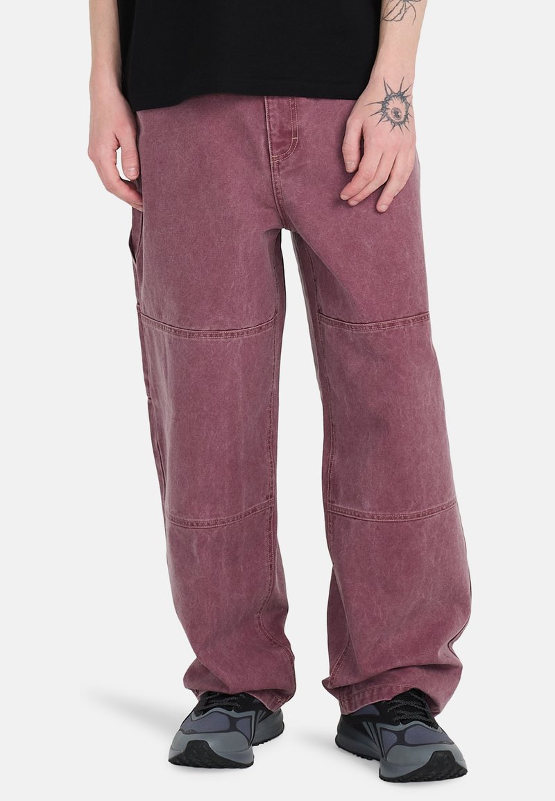 Element BIG CARPENTER - Jeans Relaxed Fit - ppw/dunkelrot-meliert - Zalando