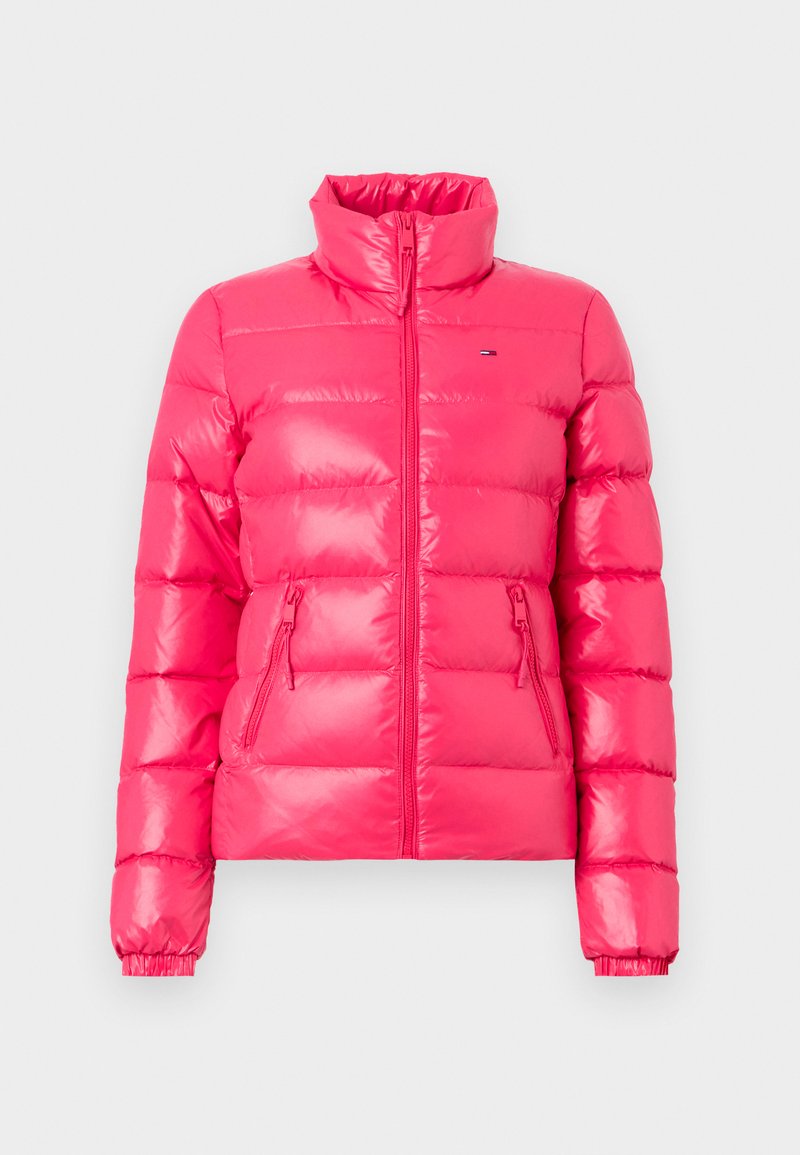 Tommy Jeans SLIM ZIP JACKET - Down jacket - vintage cerise/pink ...