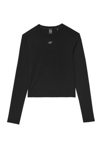 4F - Bluzka z długim rękawem/antracytowy - Zalando.pl