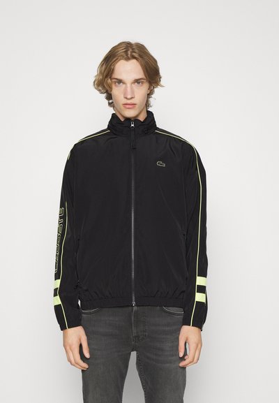 Lacoste Kevyt takki - black/graphite/musta - Zalando.fi