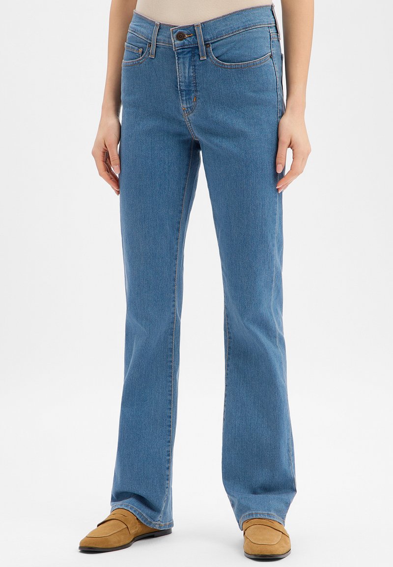 Levi's® Bootcut jeans - medium stone/bleached denim - Zalando
