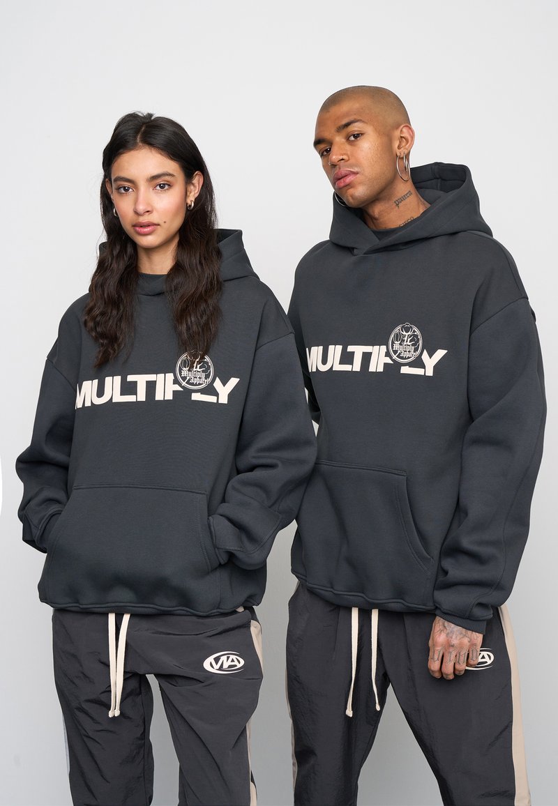 Multiply Apparel VINTAGE UNISEX - Bluza z kapturem/antracytowy - Zalando.pl
