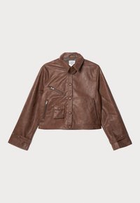 Baum und Pferdgarten BELLE - Faux leather jacket - washed java/brown ...
