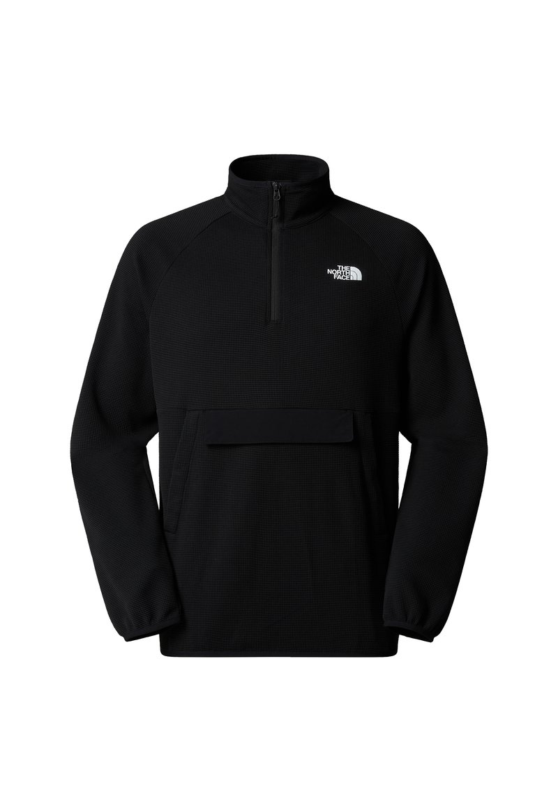 The North Face KECHA PACKABLE ANORAK - Fleece jumper - tnf black/black ...