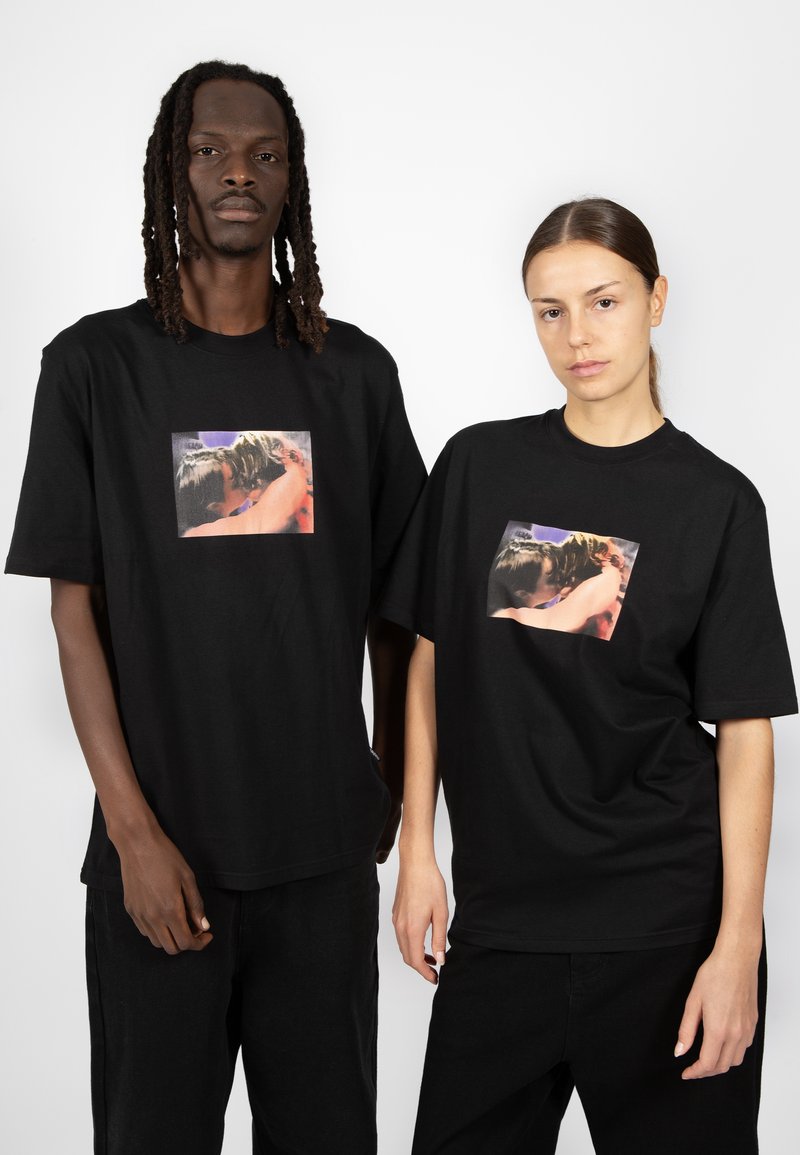 Wasted Paris SLOW UNISEX - T-shirts print - black/sort - Zalando.dk