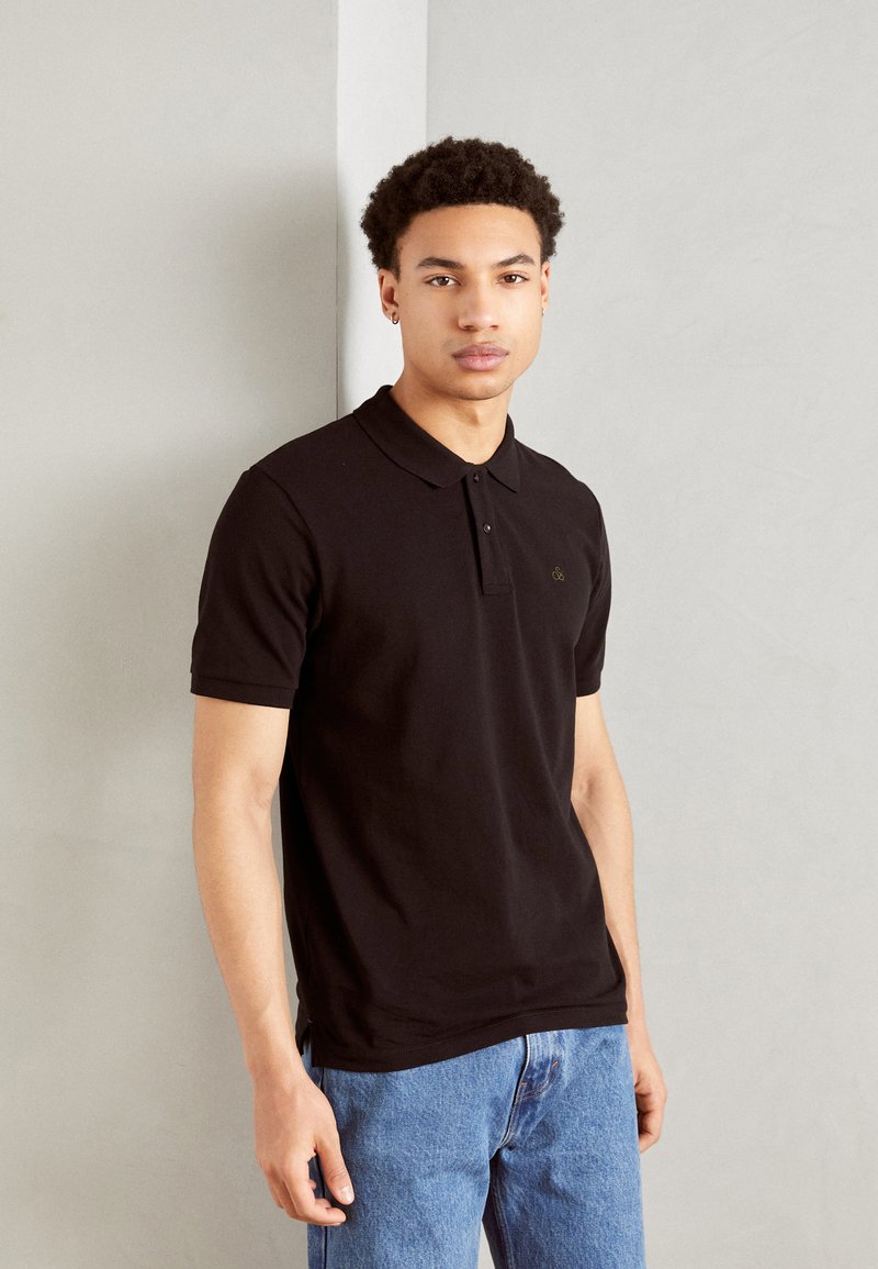 Scotch & Soda ESSENTIALS - Polo shirt - black - Zalando