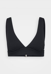 Rip Curl PREMIUM SURF DEEP V - Bikini top - black - Zalando.co.uk