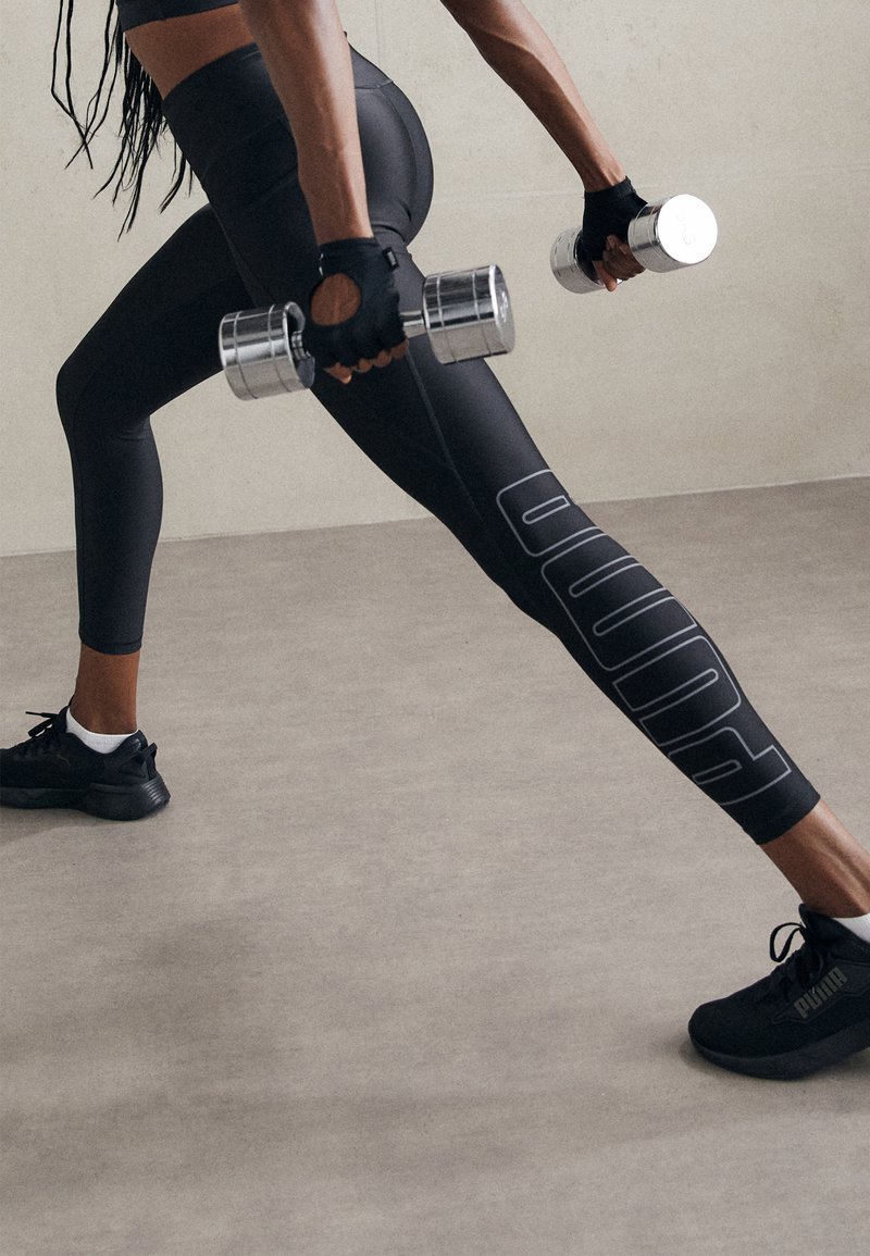 Puma FIT EVERSCULPT HW FL - Tights - black/schwarz - Zalando.de