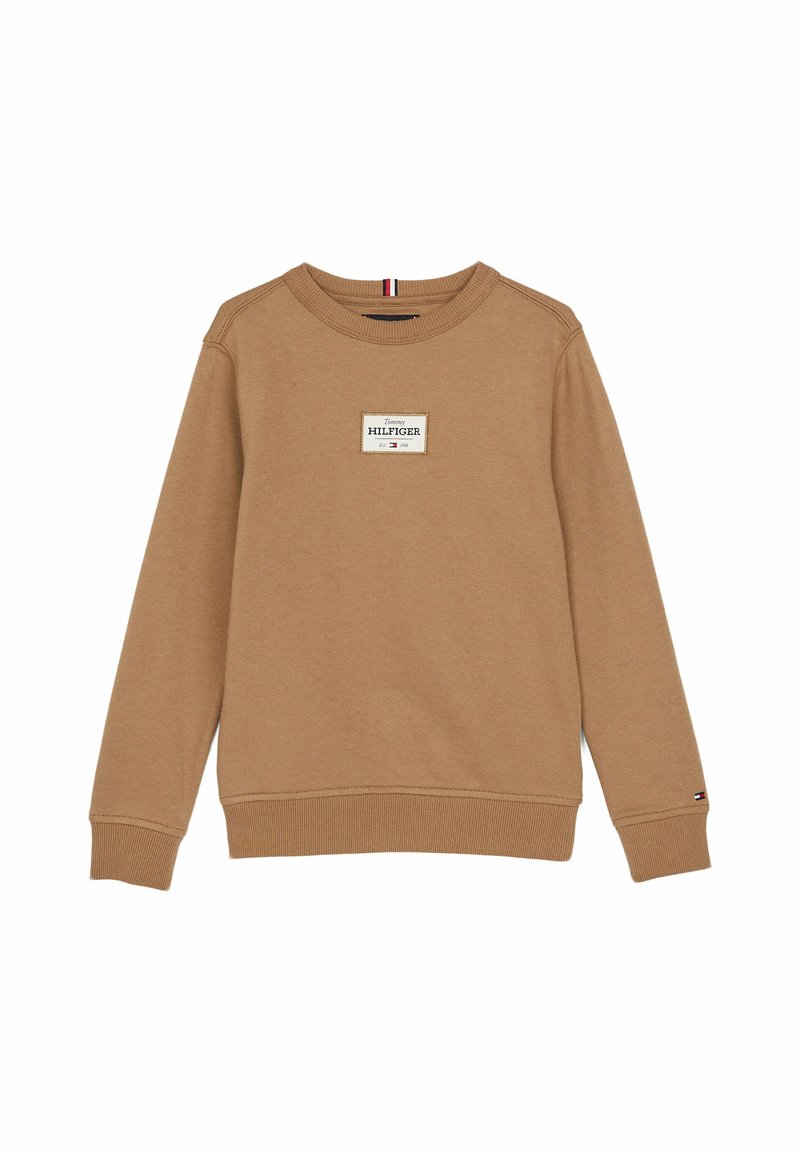 Tommy Hilfiger MONOTYPE 1985 LABEL REG - Sweatshirt - hickory/marron ...