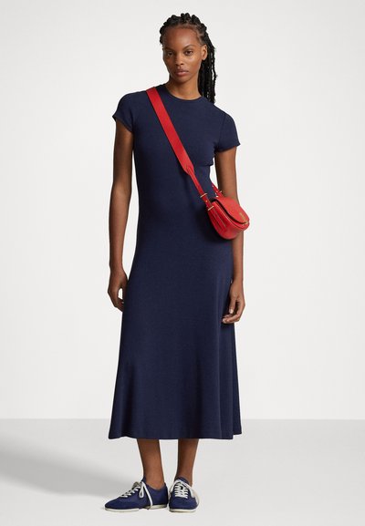 Polo Ralph Lauren SHORT SLEEVE DAY DRESS - Jerseykleid - cruise navy/blau - Zalando.de