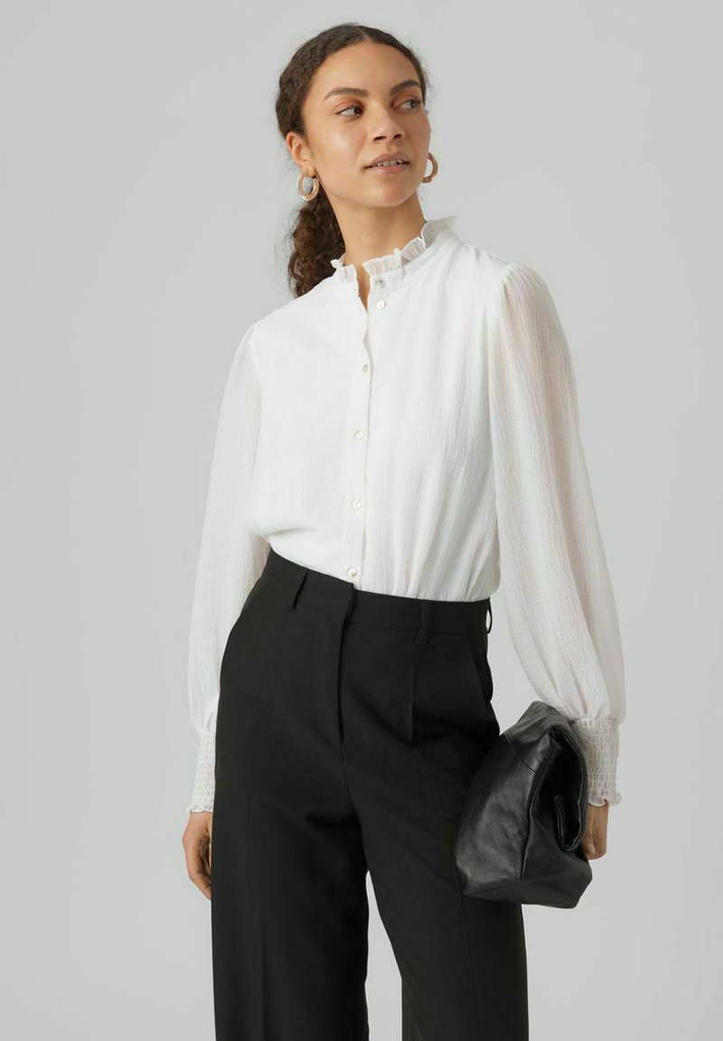 Vero Moda Camisa - bright white/crema - Zalando.es