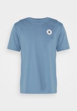 Converse CHUCK FUTURE TEE UNISEX - T-shirt basique - noble blue/bleu ...