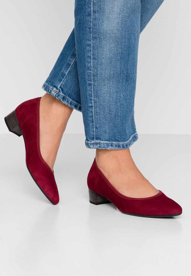 Gabor Classic heels - dark red - (Pre-owned) - Zalando