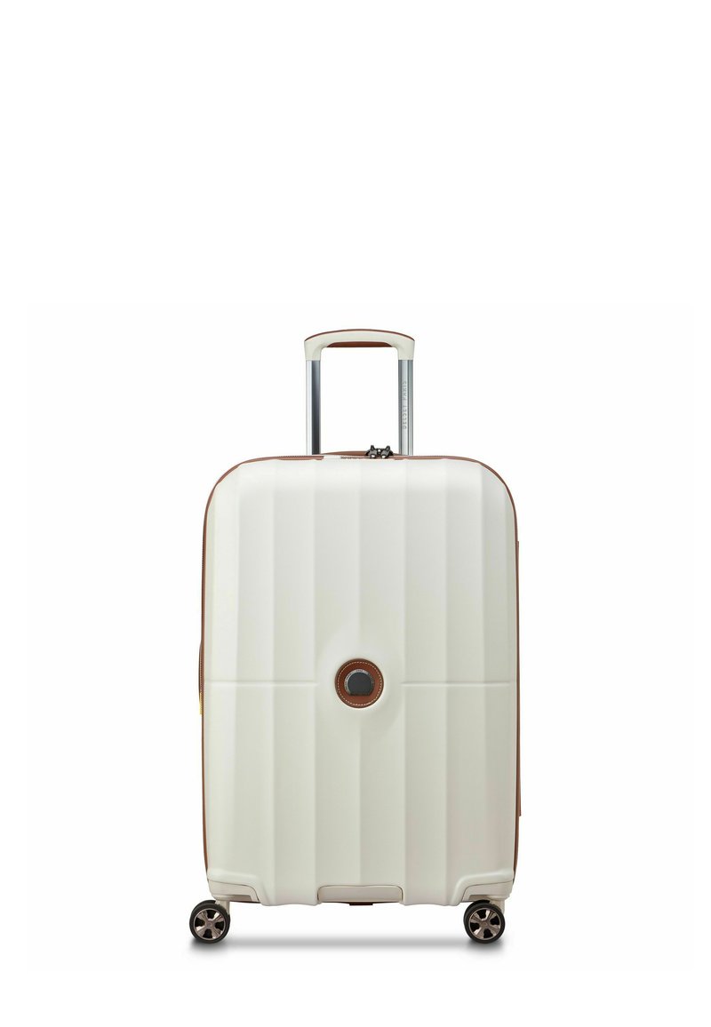 Delsey Paris TROLLEY MIT DEHNFALTE - Wheeled suitcase - off white/white ...