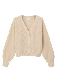 s.Oliver MIT STRUKTUR - Cardigan - helles sand/avorio - Zalando.it