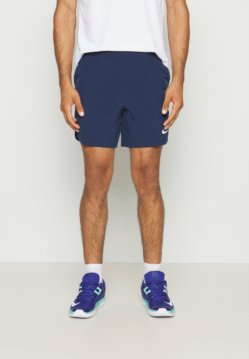Nike Performance ADVANTAGE SLAM SHORT - Shorts - midnight navy/white ...