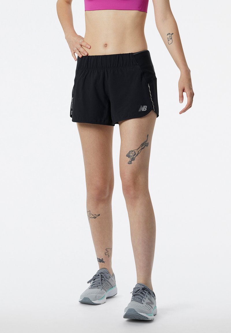New Balance IMPACT RUN SHORT - Sports shorts - black - Zalando.ie