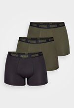 Puma MEN EVERYDAY 3 PACK - Panties - forest night/khaki - Zalando.ch