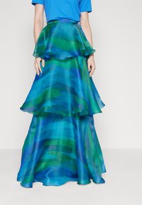 YAURA FAARI SKIRT - Maxirock - aquarelle green/blau - Zalando.de