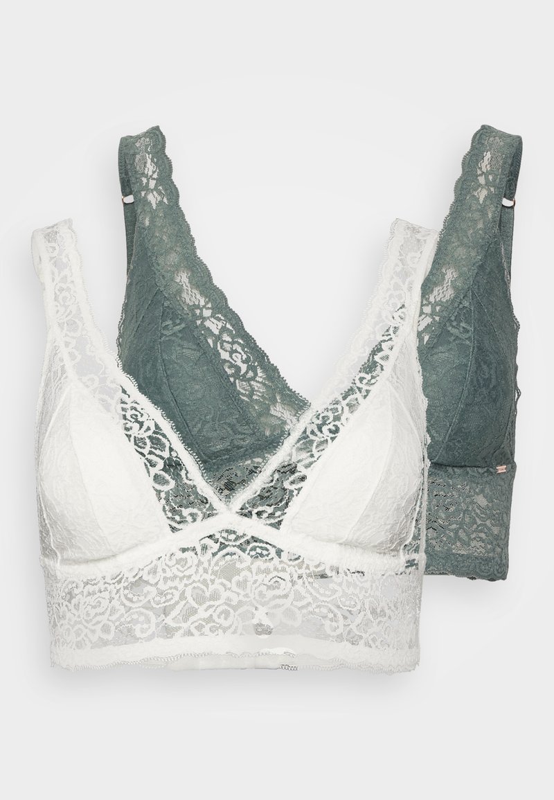 DORINA LANA 2 PACK - Triangel BH - green/ivory/kaki - Zalando.nl