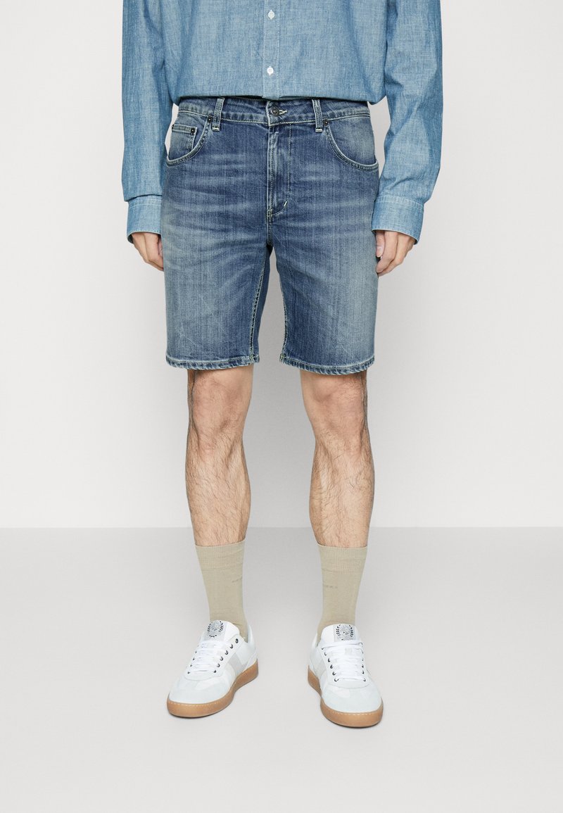 Dondup DERICK - Short en jean - blu/denim bleu - ZALANDO.FR