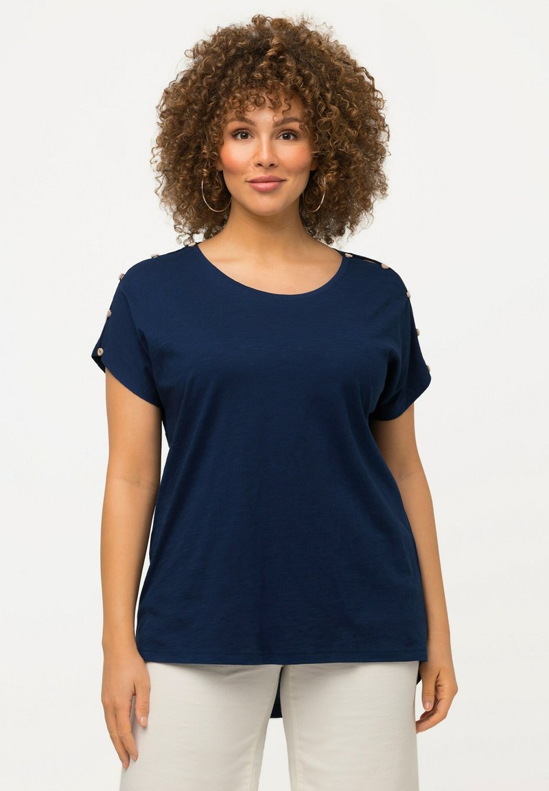 Ulla Popken Camiseta básica - dark blue/azul marino - Zalando.es