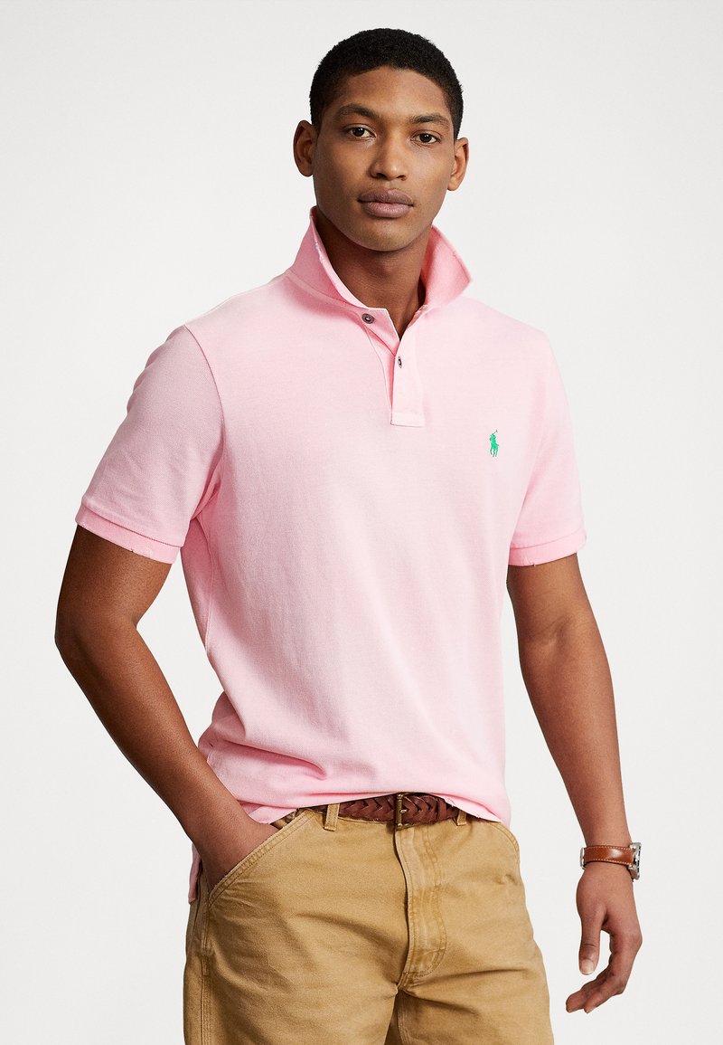 Polo Ralph Lauren CLASSIC FIT MENDED MESH POLO SHIRT - Polo - carmel ...