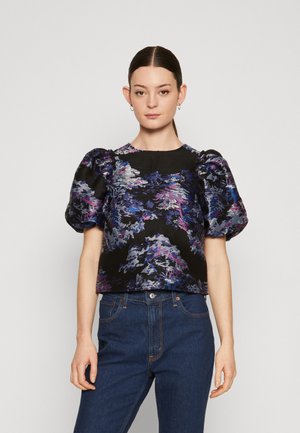 Minus MISTIA - Bluse - ocean blue print/hellblau - Zalando.ch