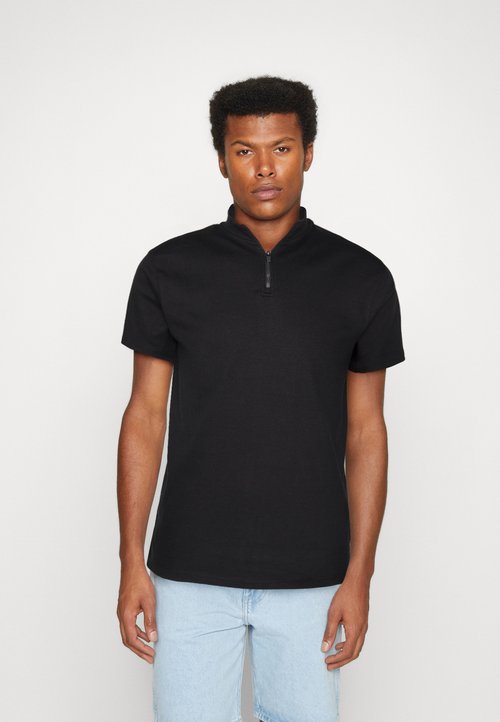 Casual Friday THEIS ZIPPER - T-Shirt basic - burnt olive/tanne - Zalando.ch