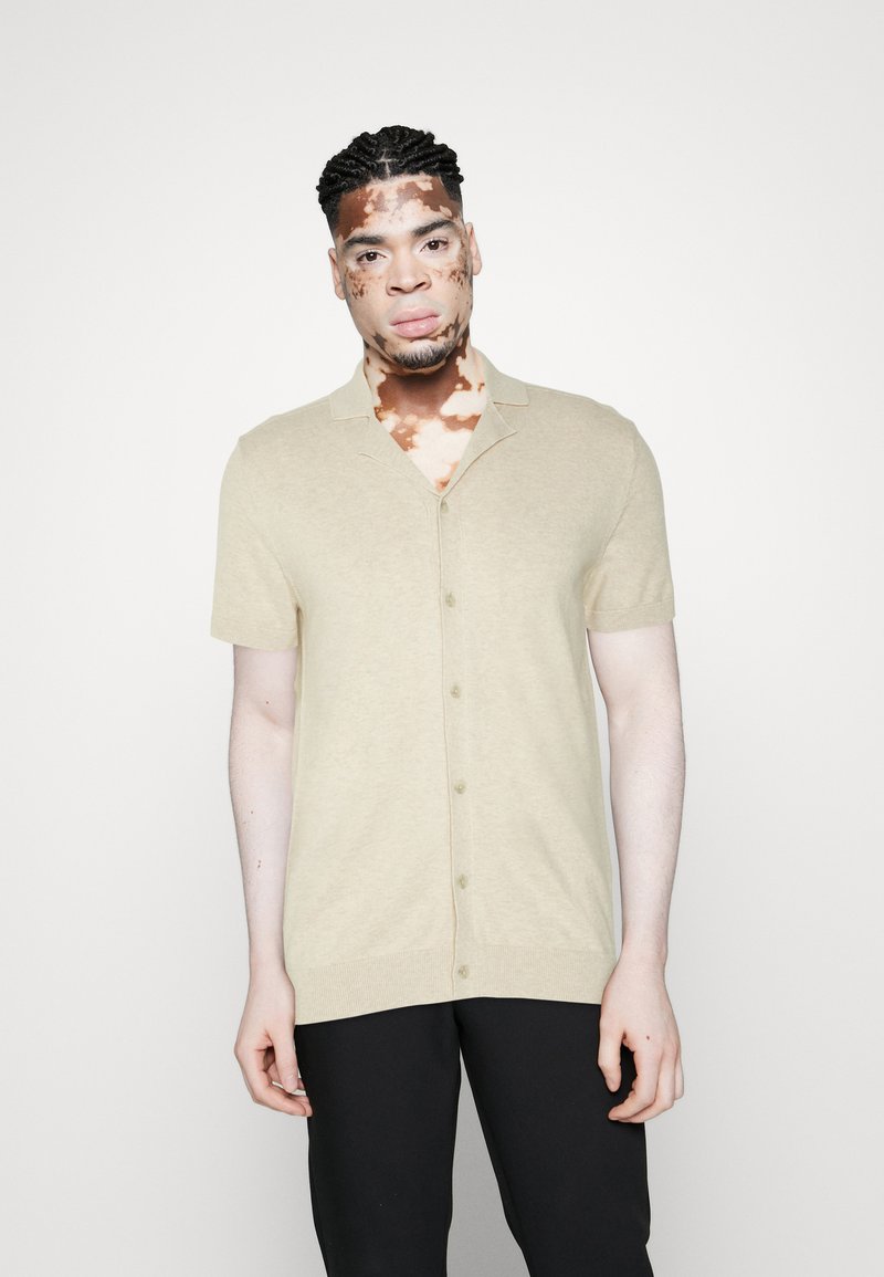 Selected Homme SLHBERG CUBAN - Hemd - fog melange/hellgrau-meliert ...